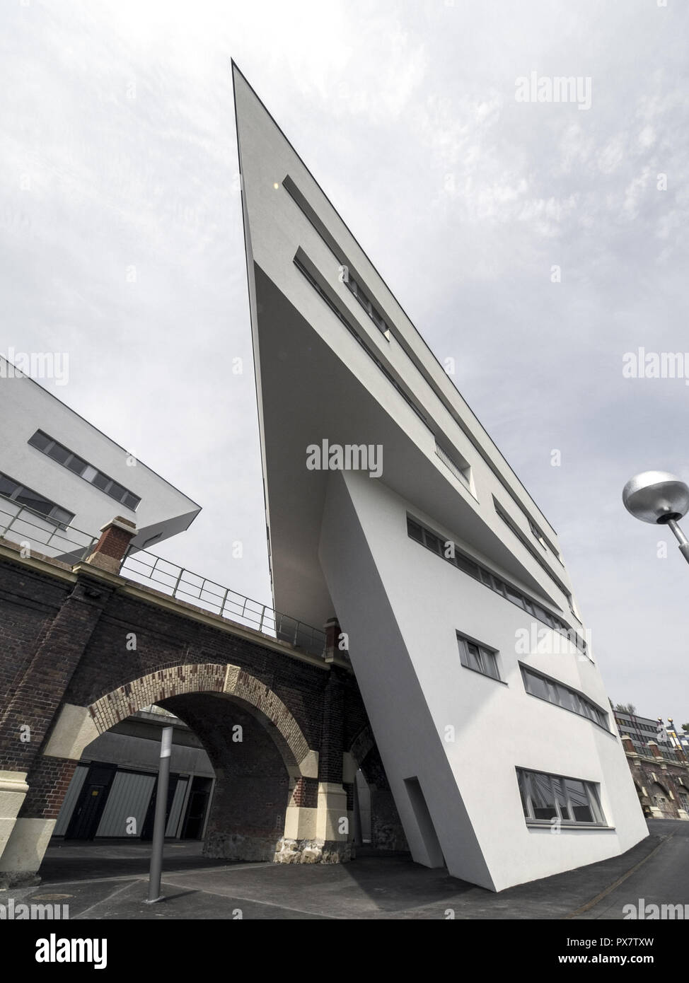 Zaha Hadid on the Danube canal, Austria, Vienna, Danube Channel Stock ...