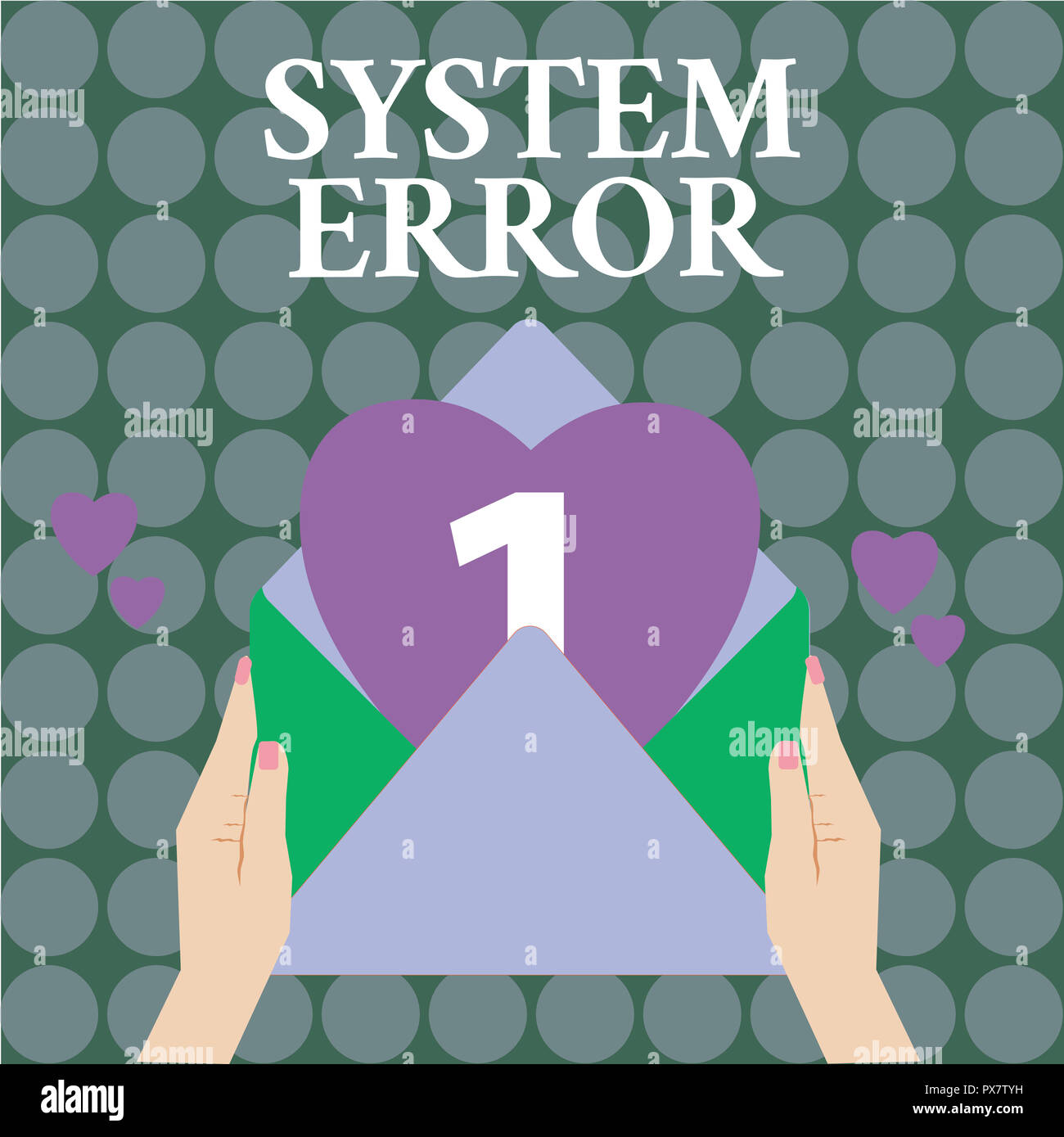 Word writing text System Error. Business concept for Technological ...