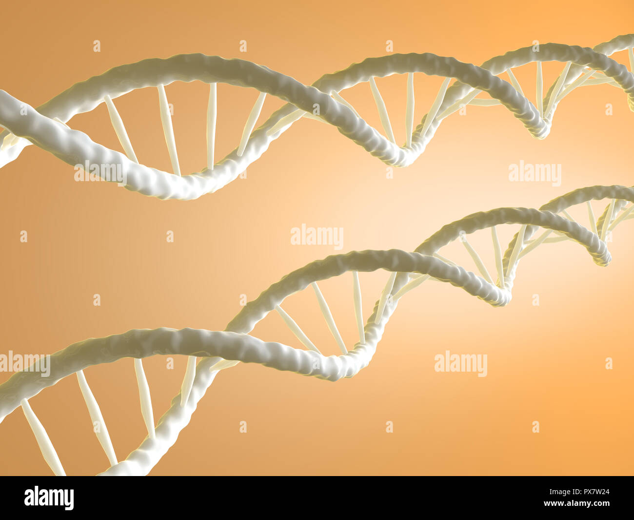 3d rendered double helix dna hi-res stock photography and images - Alamy