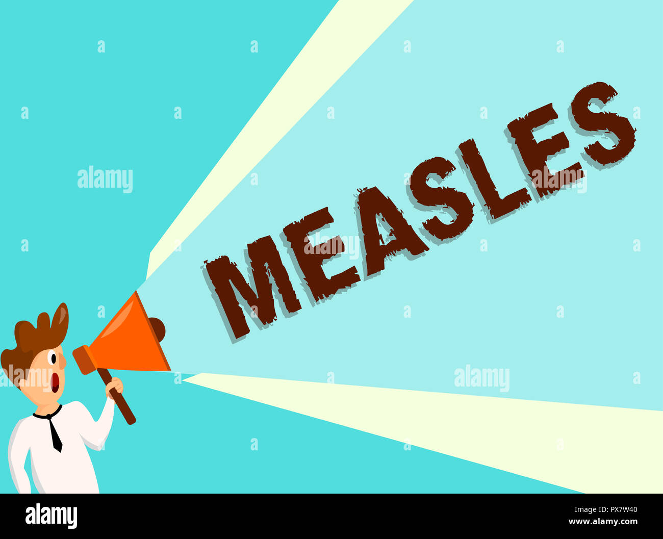 Conceptual hand writing showing Measles. Business photo text Infectious ...