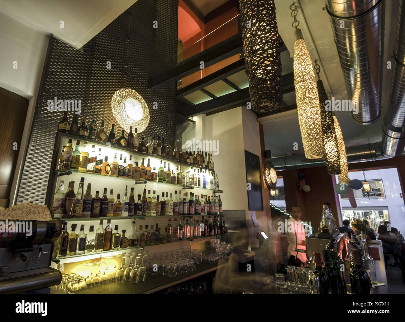 Vienna, Spittelberg, Mexican Bar Kulin, Austria, 7. District Stock ...