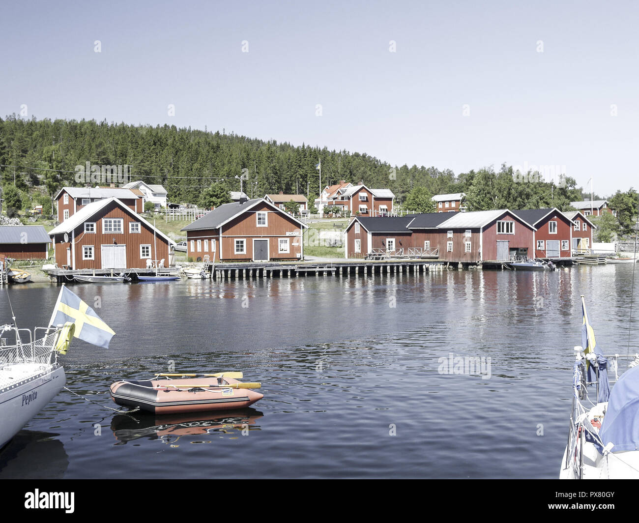 Norrland and sweden and village hi-res stock photography and images - Alamy