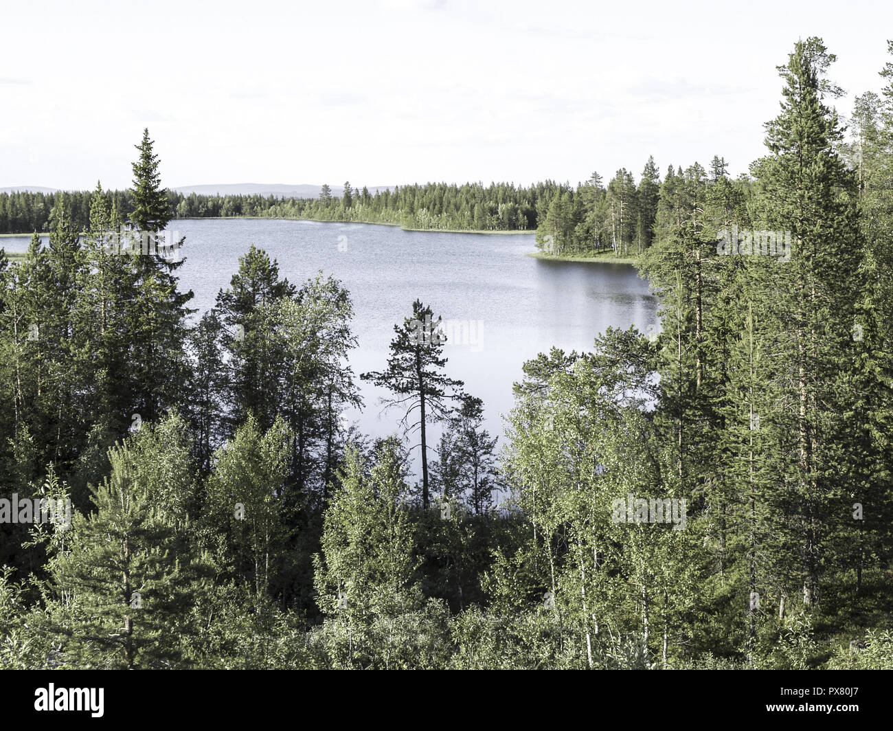 Lappland, landscape, Sweden, Norrland, Lapland Stock Photo - Alamy