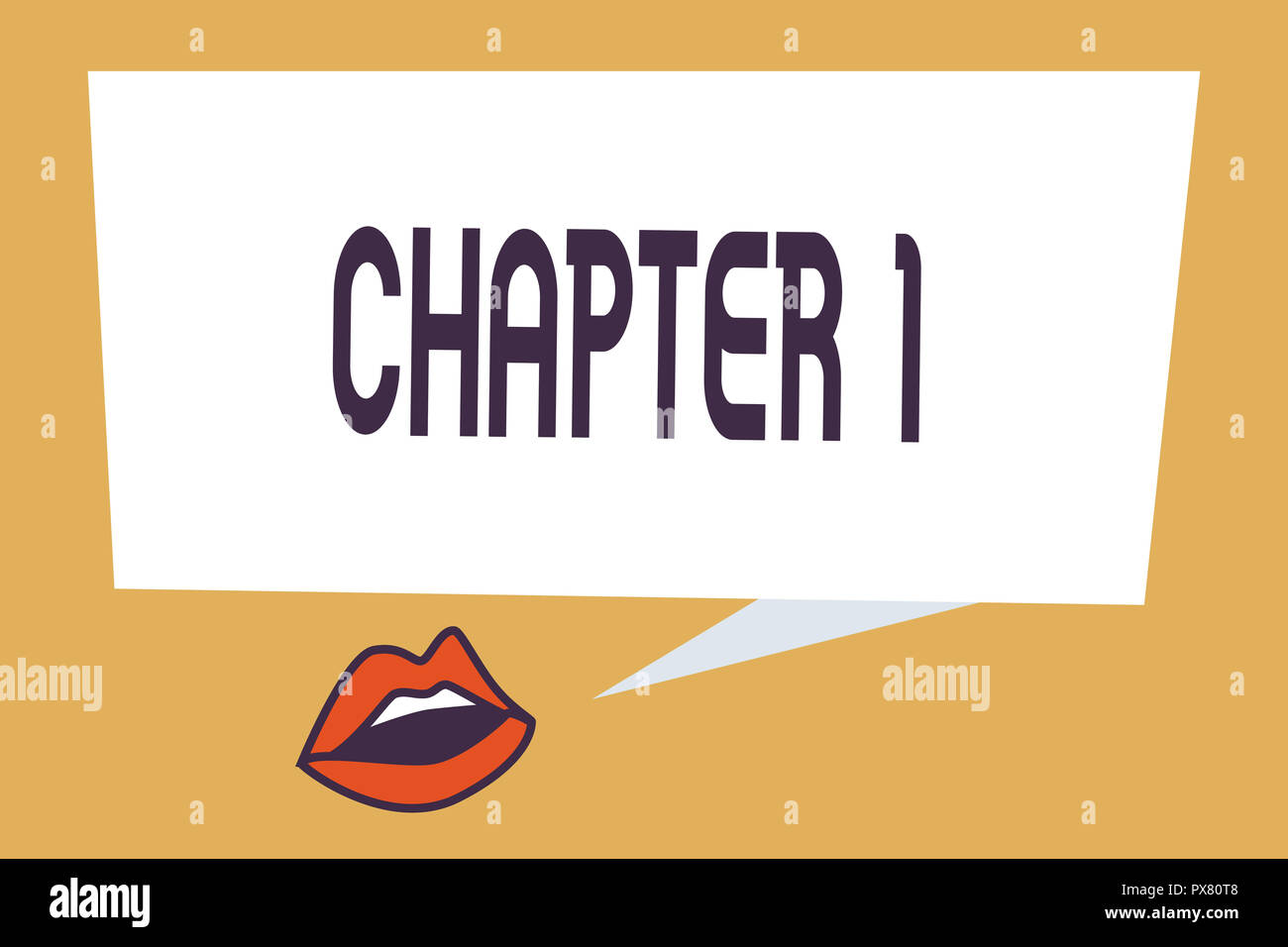 Writing note showing Chapter 1. Business photo showcasing Start od book ...