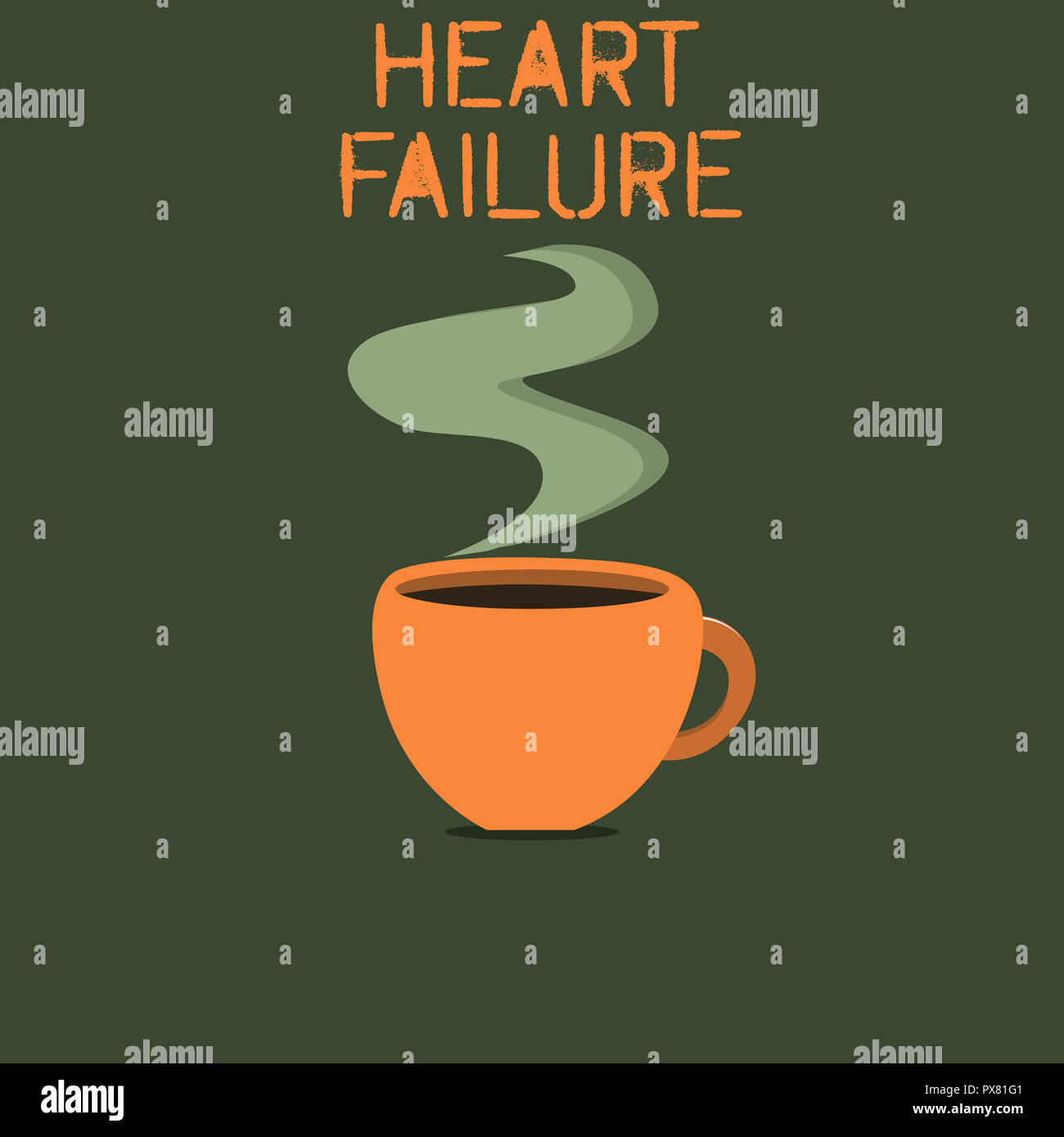 Word writing text Heart Failure. Business concept for Failure of the ...