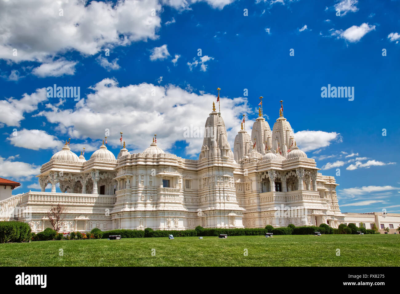 BAPS Shri Swaminarayan Mandir Hindu Temple in Toronto Stock Photo - Alamy