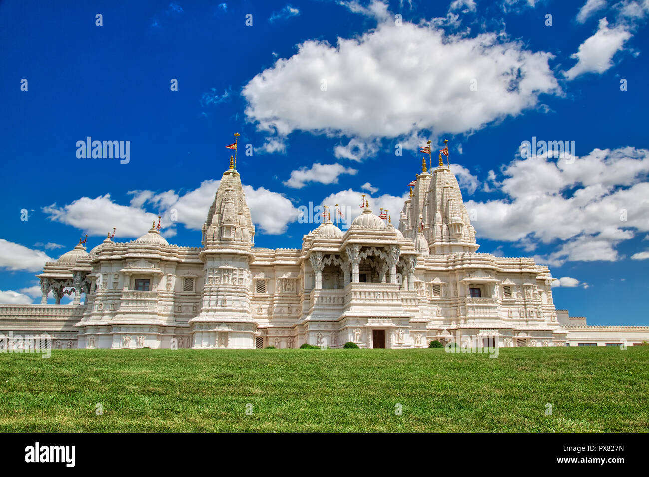 BAPS Shri Swaminarayan Mandir Hindu Temple in Toronto Stock Photo - Alamy