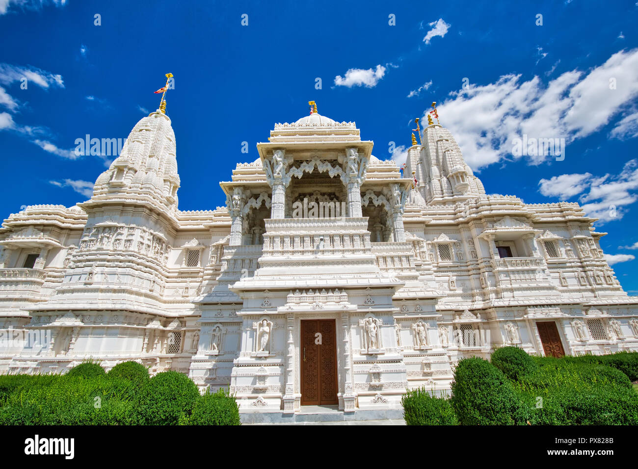 BAPS Shri Swaminarayan Mandir Hindu Temple in Toronto Stock Photo - Alamy