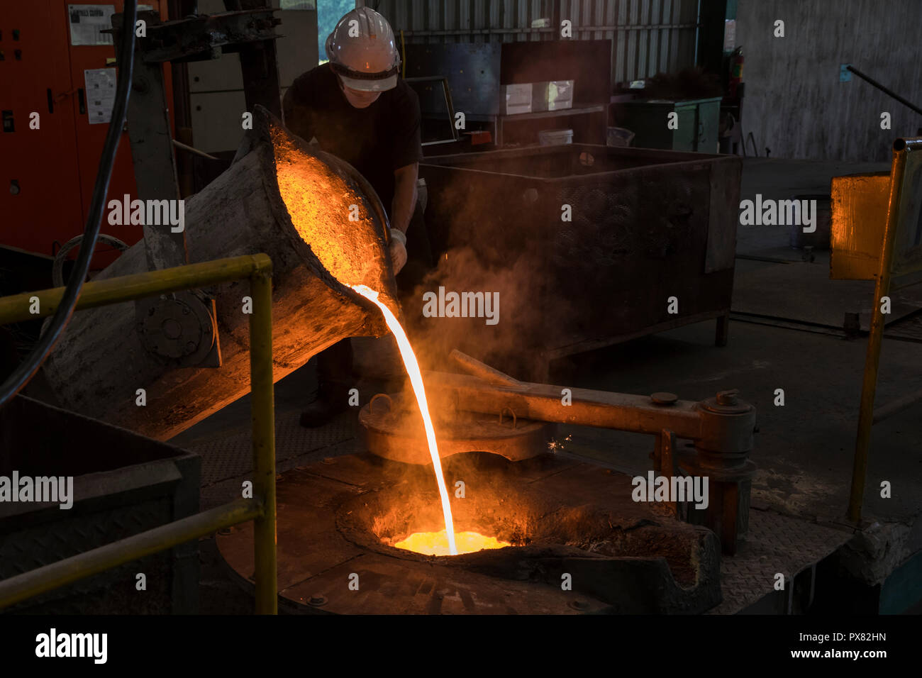Ladle metallurgy furnace hi-res stock photography and images - Alamy