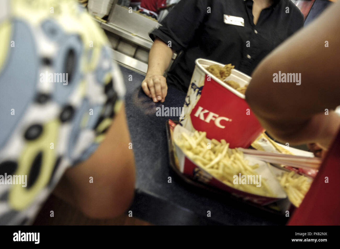 Fastfood, Kentucky Fried Chicken, KFC, Spain, Catalania, Barcelona ...