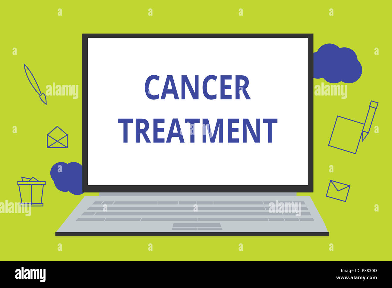 Conceptual hand writing showing Cancer Treatment. Business photo ...