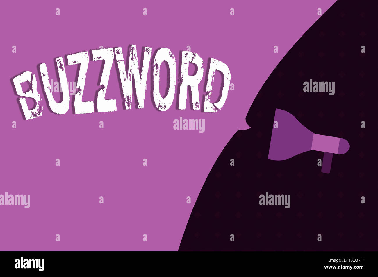 Conceptual hand writing showing Buzzword. Business photo showcasing ...
