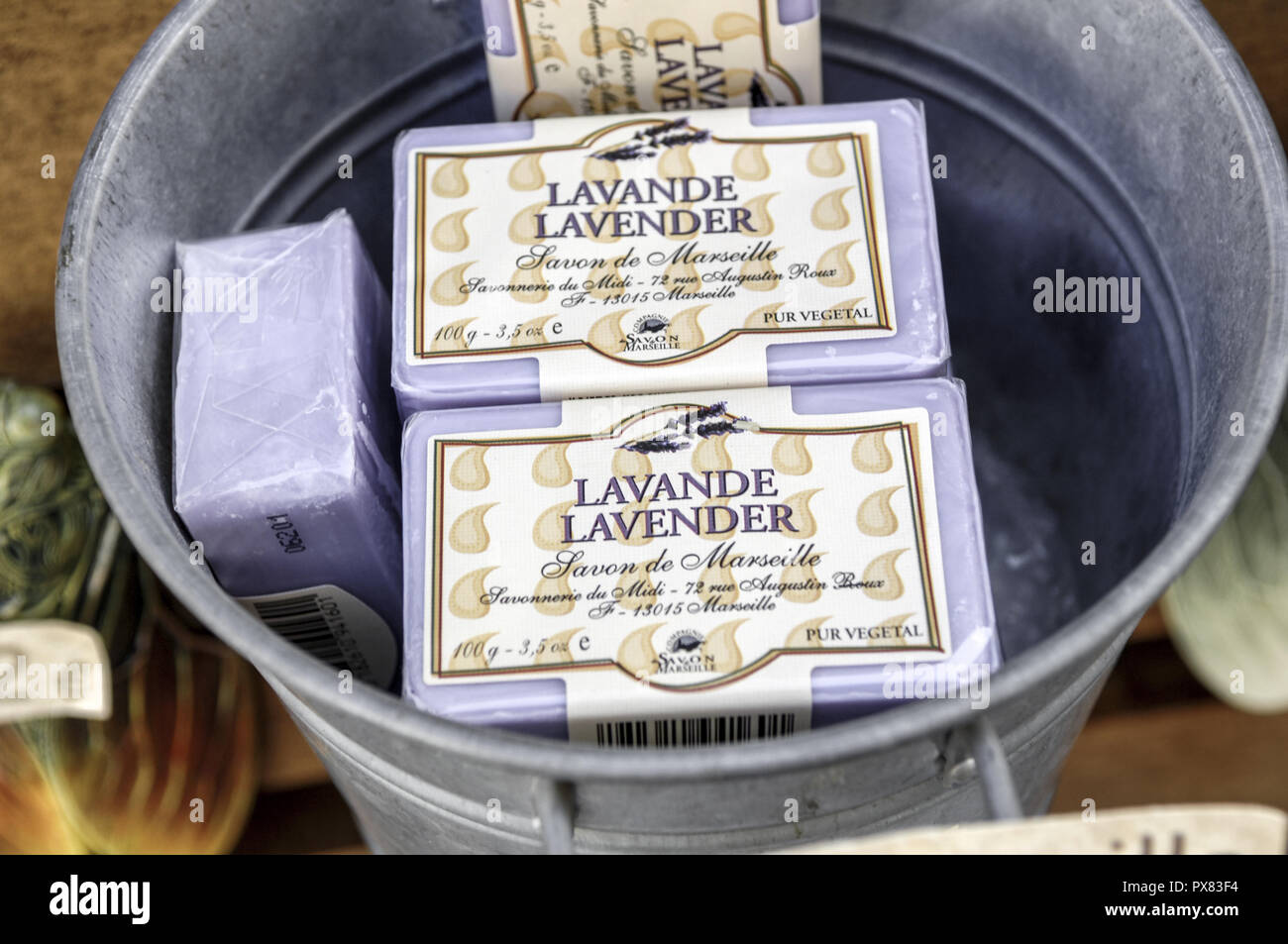 Arles, lavender soap, France, Provence Stock Photo - Alamy