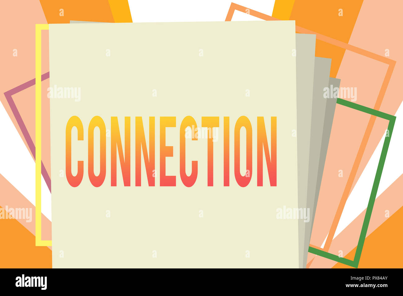 Conceptual hand writing showing Connection. Business photo showcasing ...