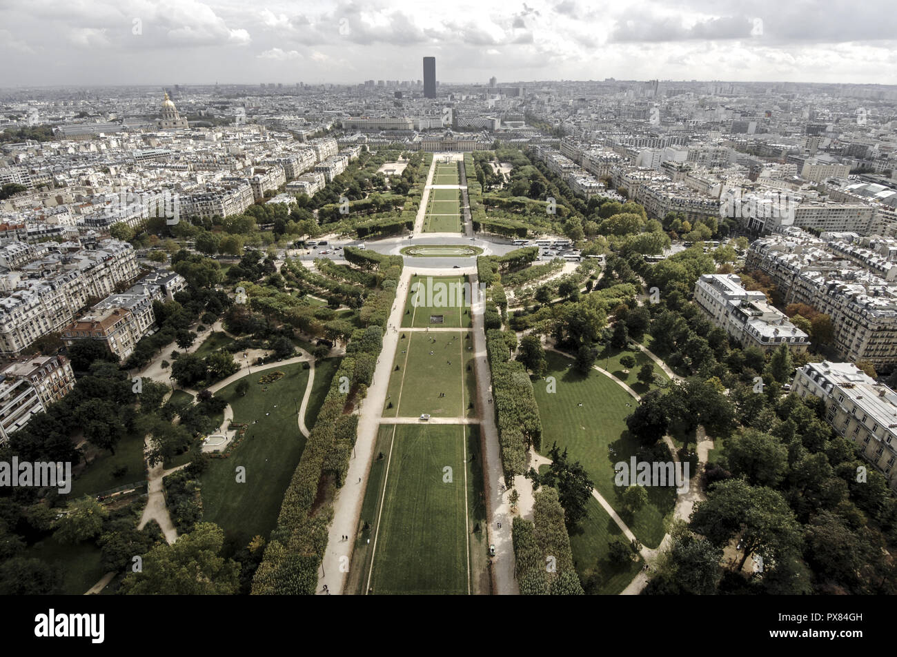 Paris, Parc du Champ de Mars, France Stock Photo - Alamy