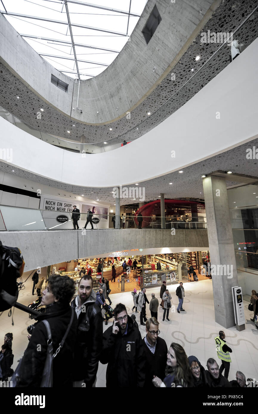 Mall Wien Mitte, Austria, Vienna Stock Photo - Alamy