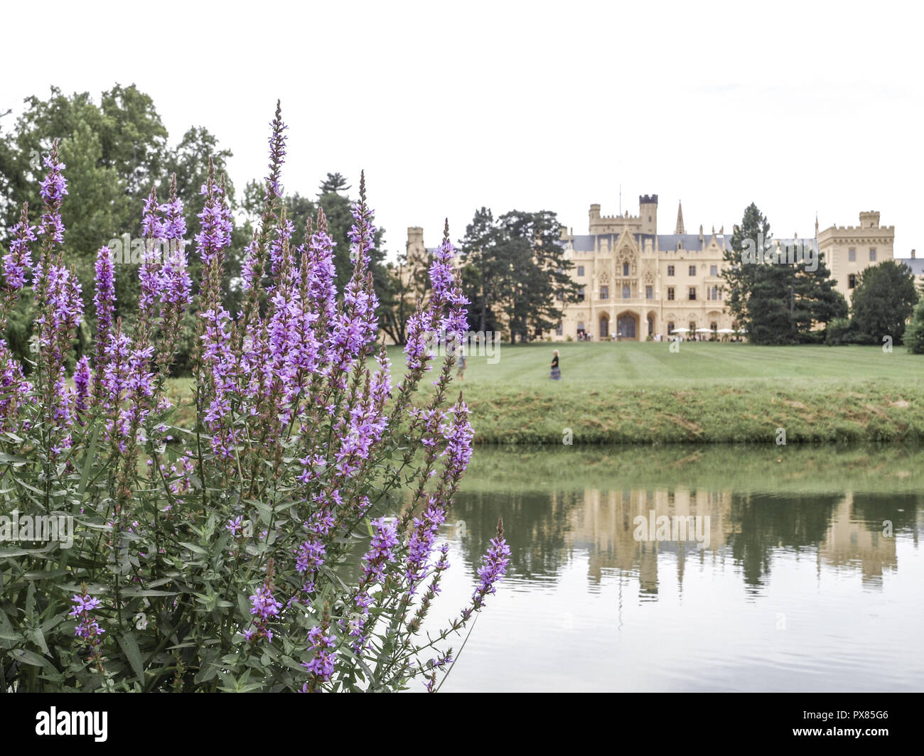 Landscape garden, World Heritage Site, Lednice, Czech Republic ...