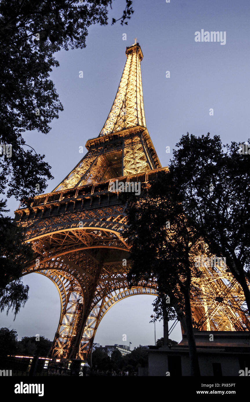 Paris, Eiffel Tower, Tour Eiffel, France Stock Photo - Alamy