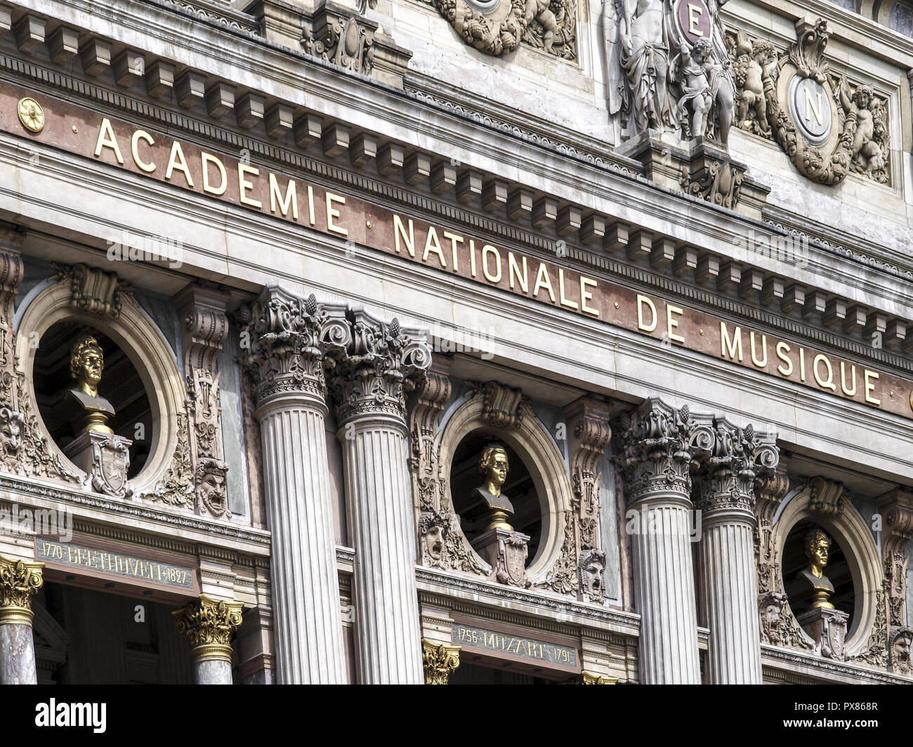 Paris, Academie Nationale De Musique, opera, France Stock Photo - Alamy