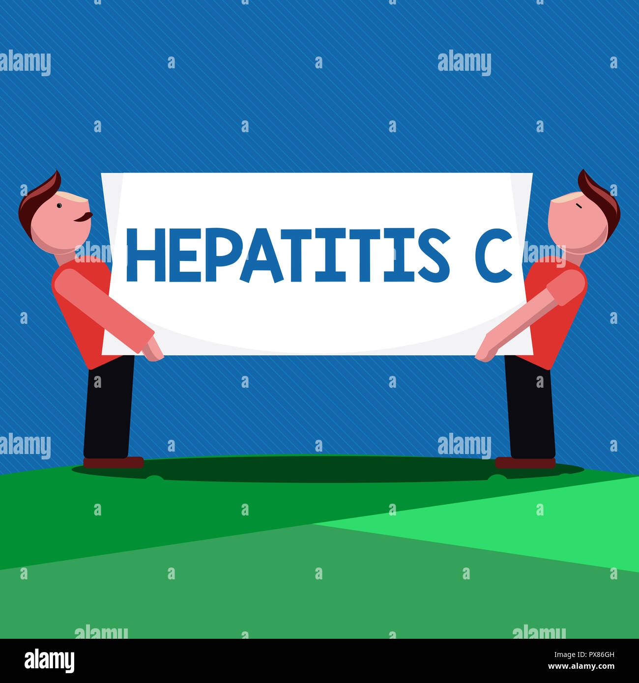 Handwriting text Hepatitis C. Concept meaning Inflammation of the liver ...