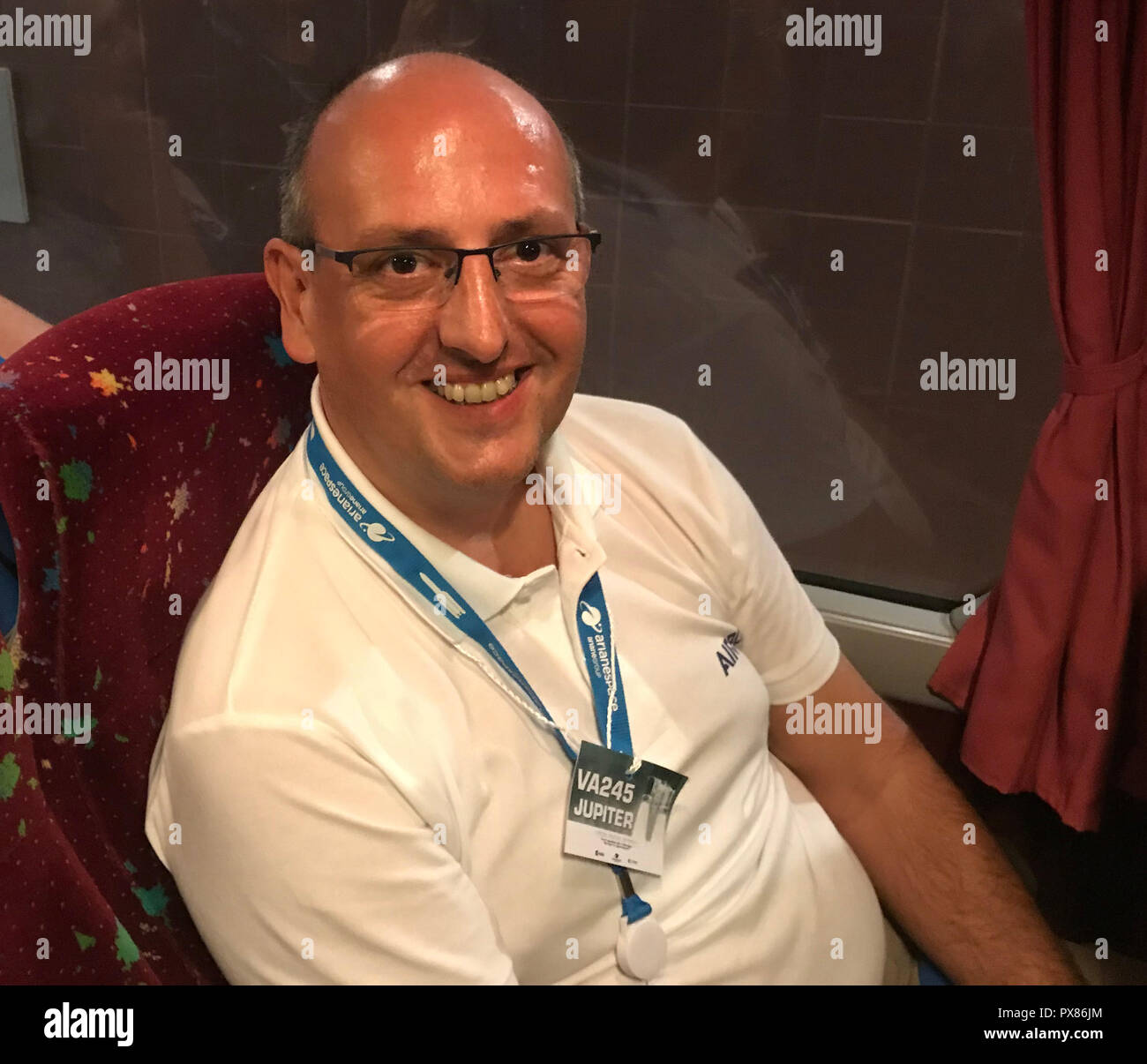 Justin Byrne, head of science at Airbus Defence and Space, at the ...