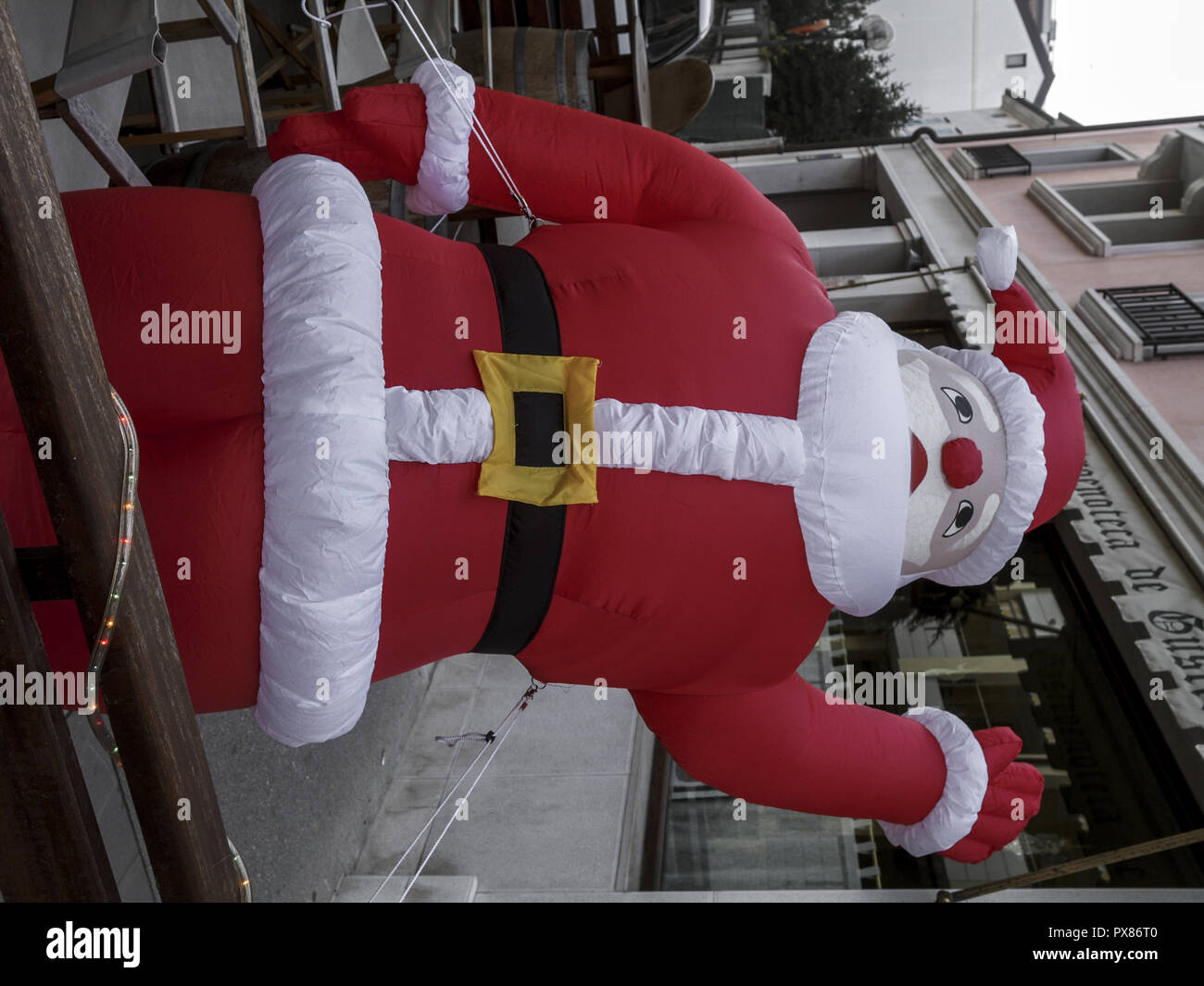 Big bloated Santa Claus Stock Photo - Alamy
