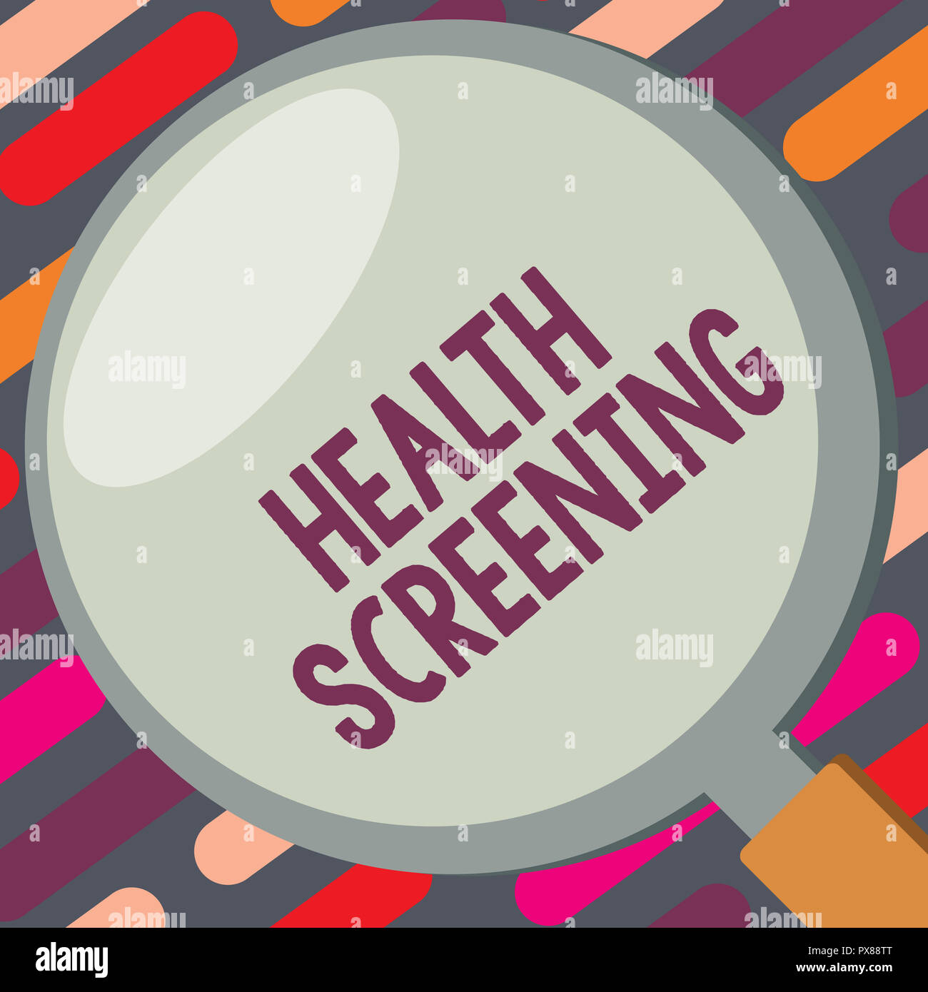 Text sign showing Health Screening. Conceptual photo targeted ...