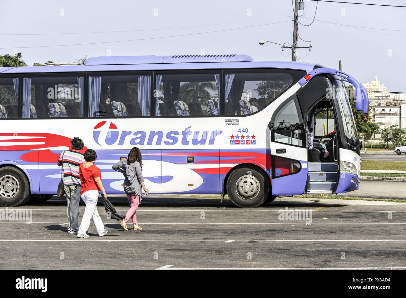 Cuba, Havana, Plaza de la Revolucion, Transtur, Habana Stock Photo - Alamy