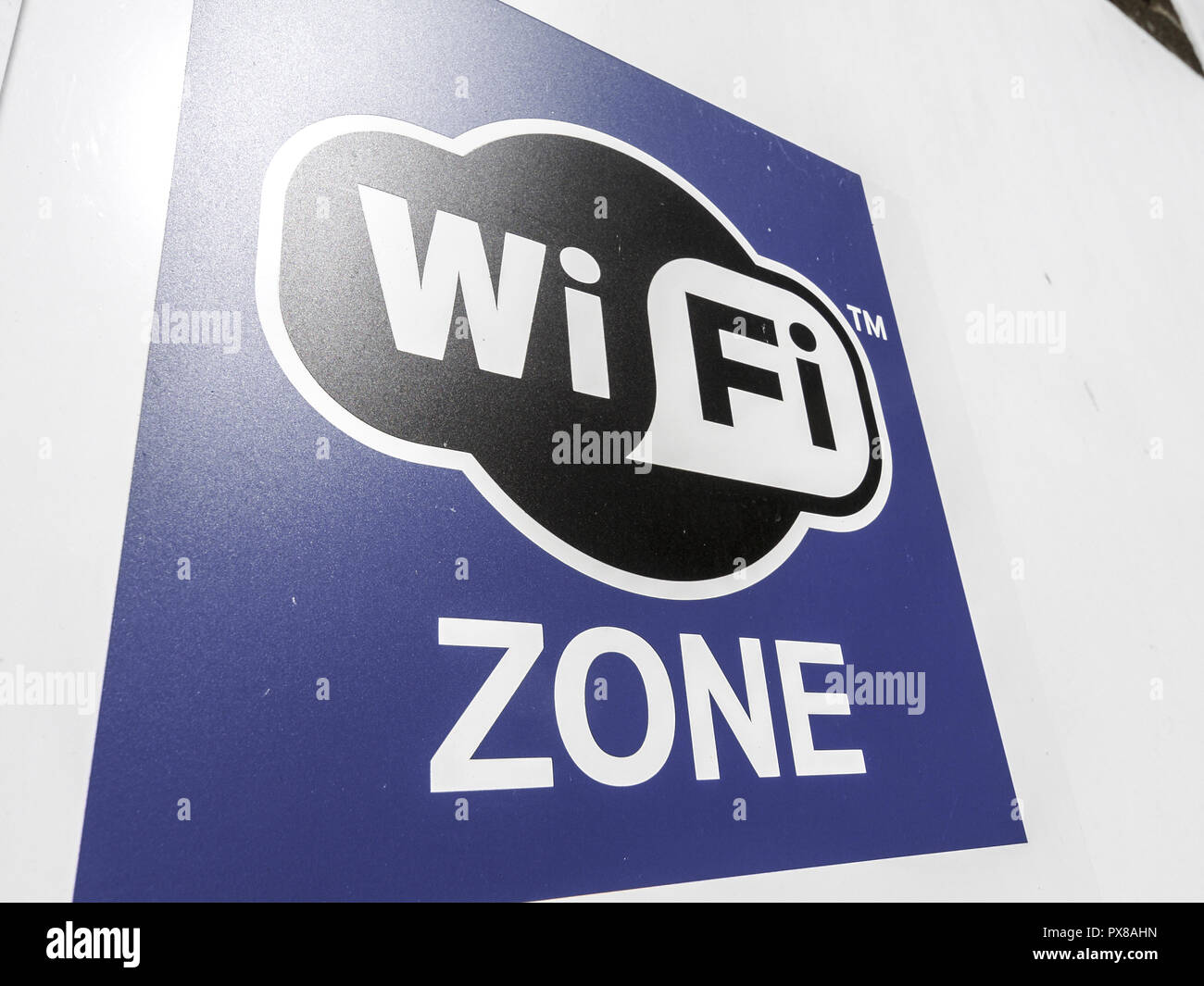 Wifi Zone, wireless LAN Stock Photo - Alamy