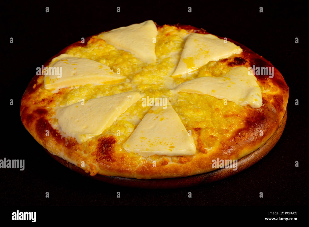 Georgian traditional hachapuri with cheese Stock Photo - Alamy