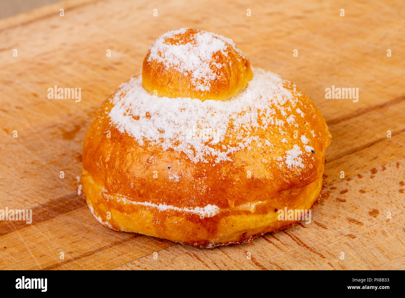 Russian Rum Baba tasty pastry Stock Photo - Alamy