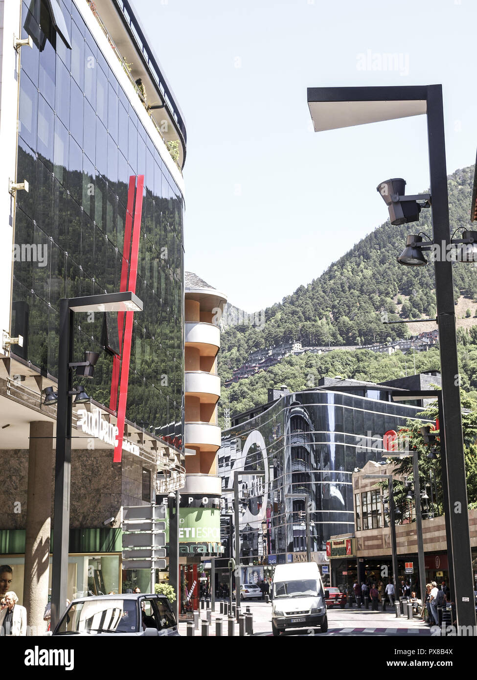 Andorra La Vella, Andorra Stock Photo - Alamy