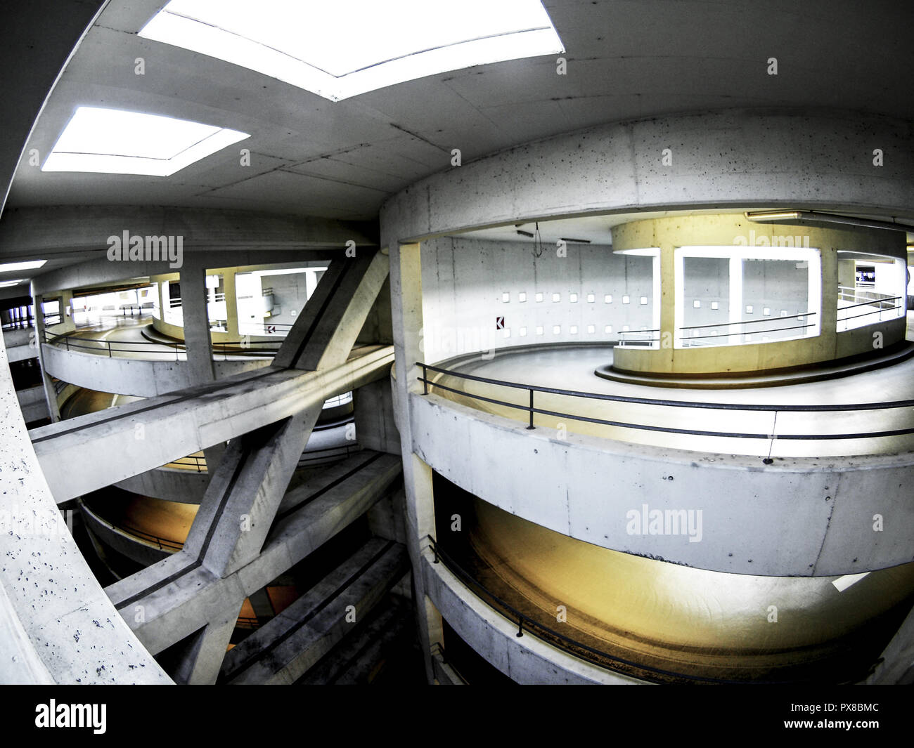 Parking garage, multi-story car park Stock Photo - Alamy