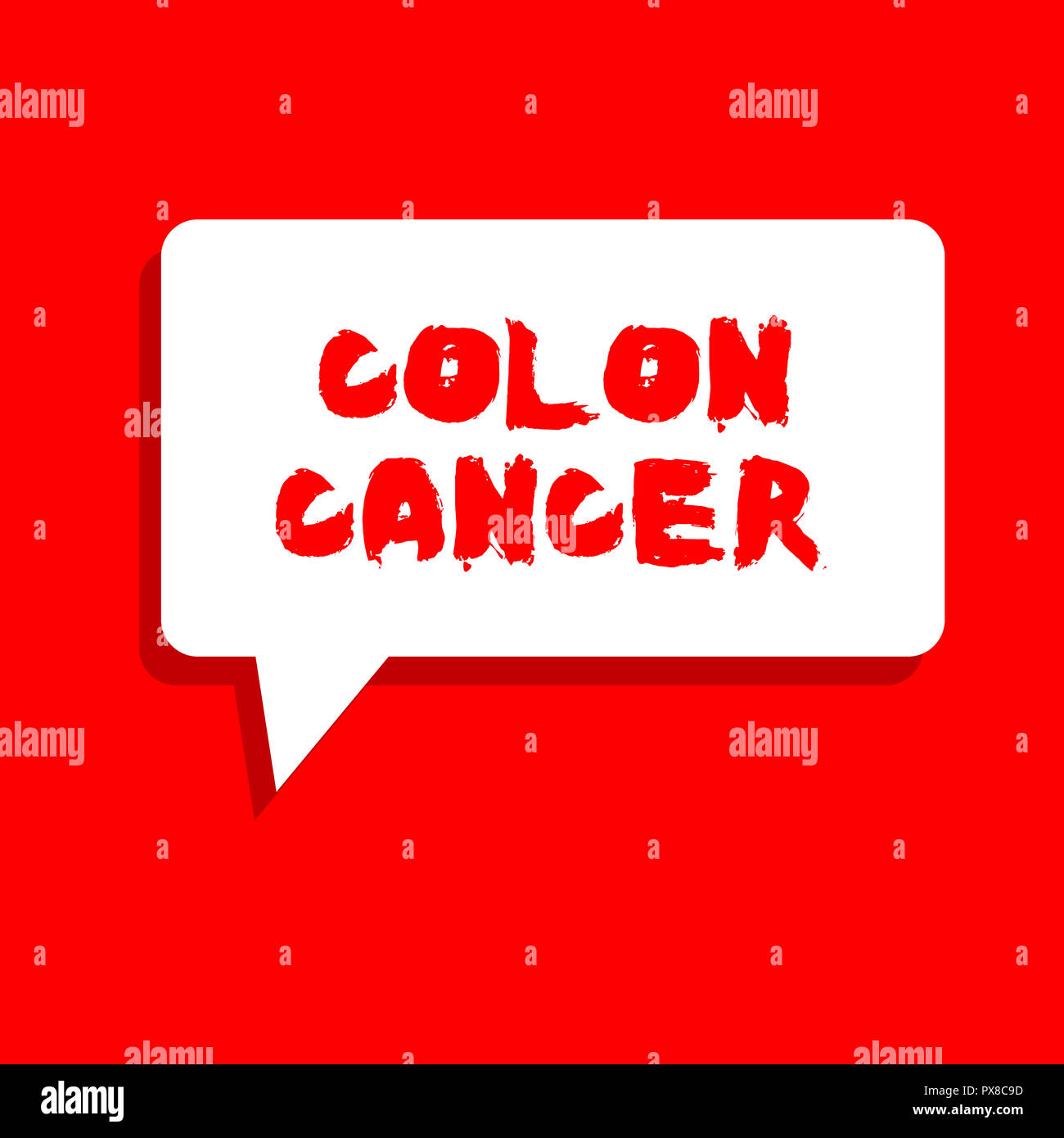 Word writing text Colon Cancer. Business concept for Cancer that forms ...
