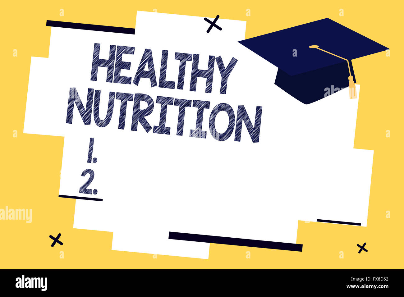 Text sign showing Healthy Nutrition. Conceptual photo eating a healthy ...