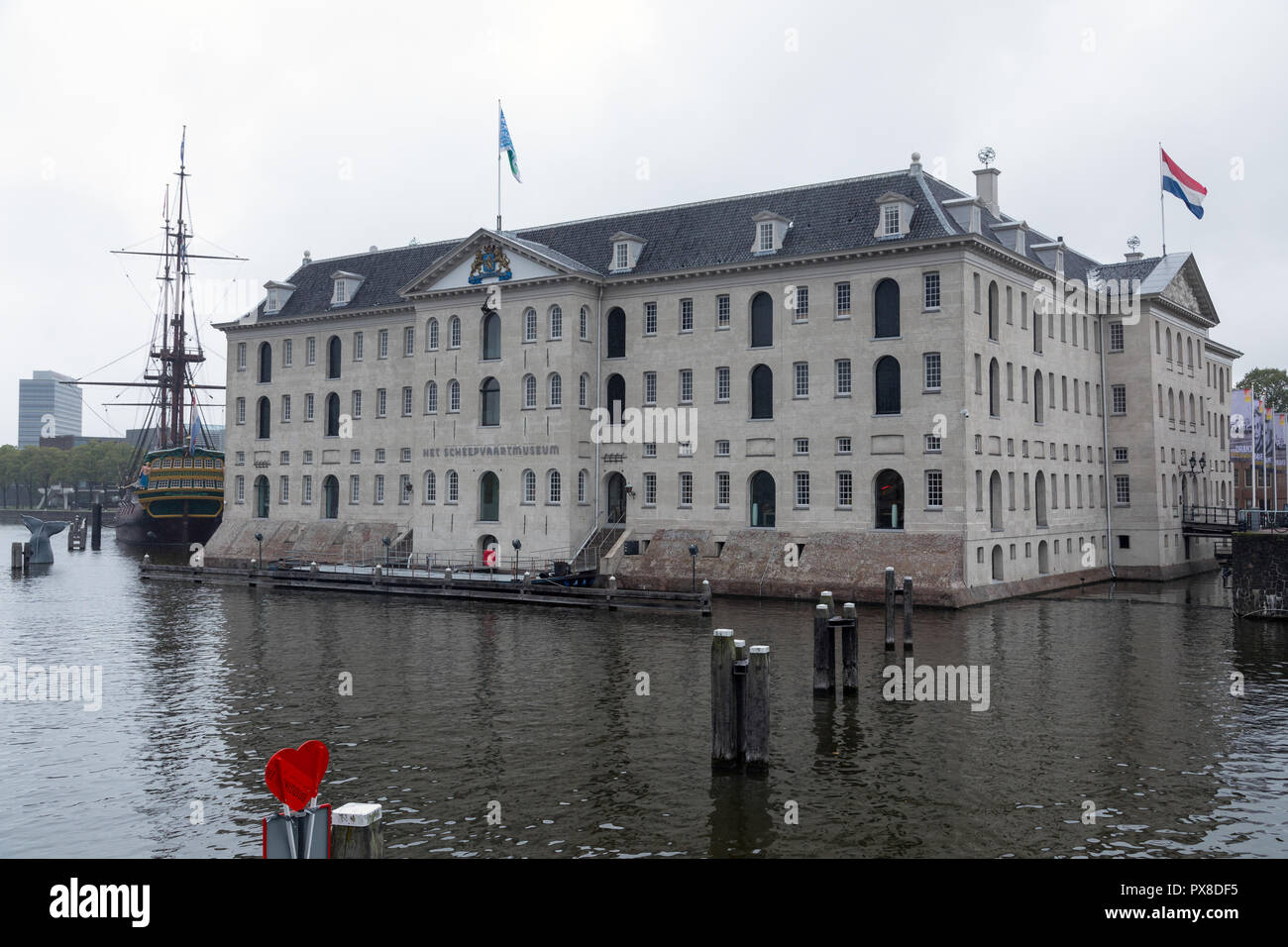 The National Maritime Museum in Amsterdam Stock Photo - Alamy