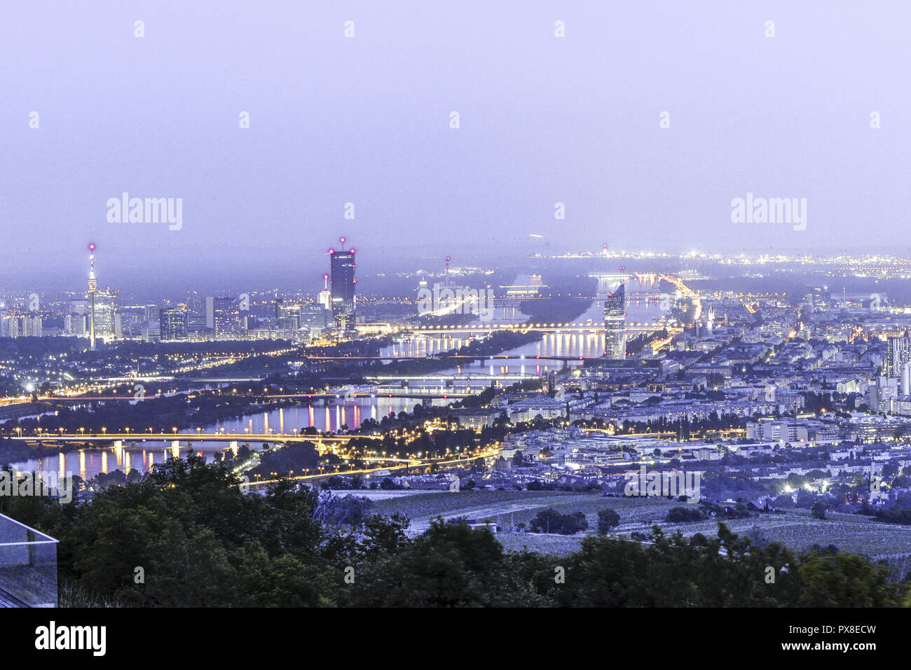 Vienna at night, Austria, Vienna Stock Photo - Alamy