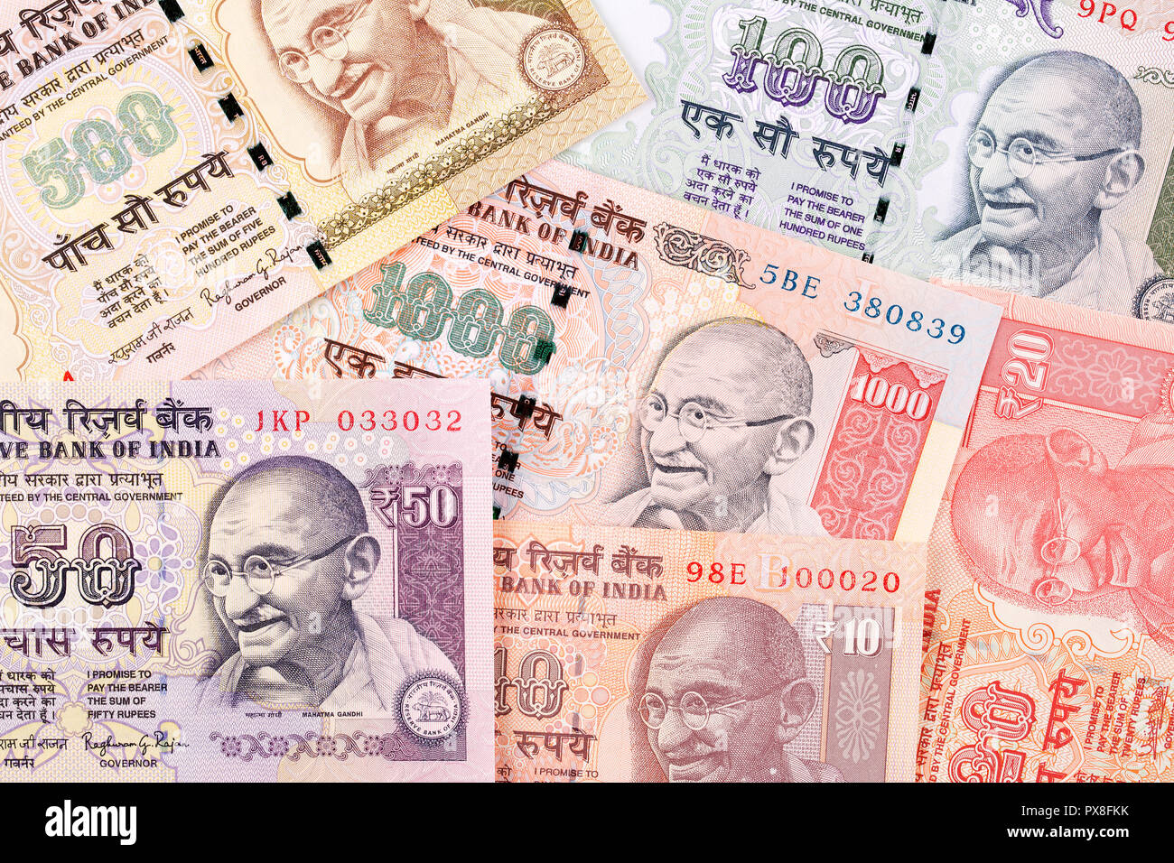 Indian money, a business background Stock Photo - Alamy