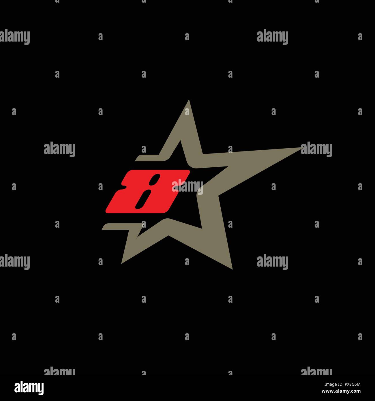 Number 8 logo hi-res stock photography and images - Alamy