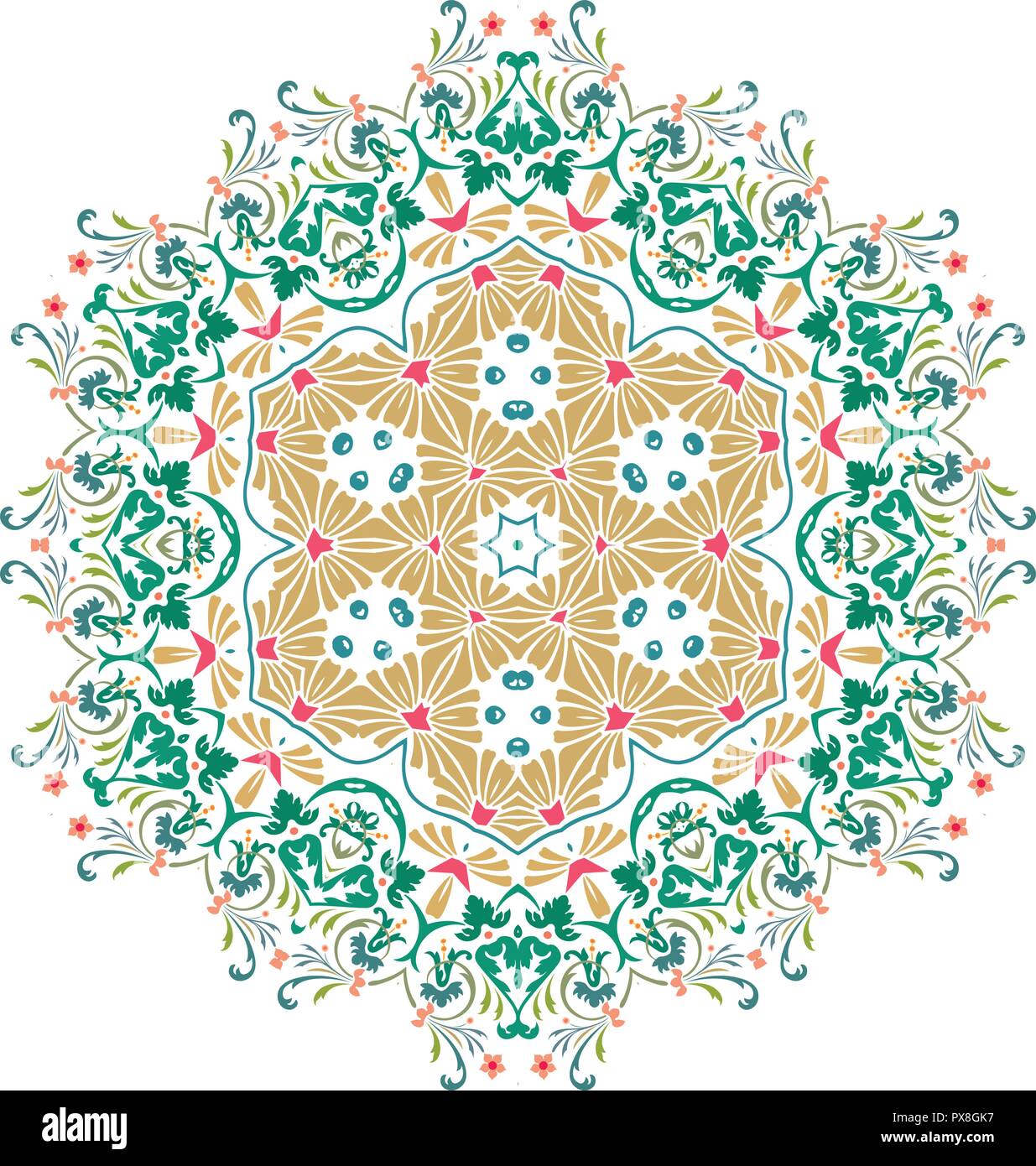 Mandala, Vector Mandala, floral mandala, flower mandala, oriental ...