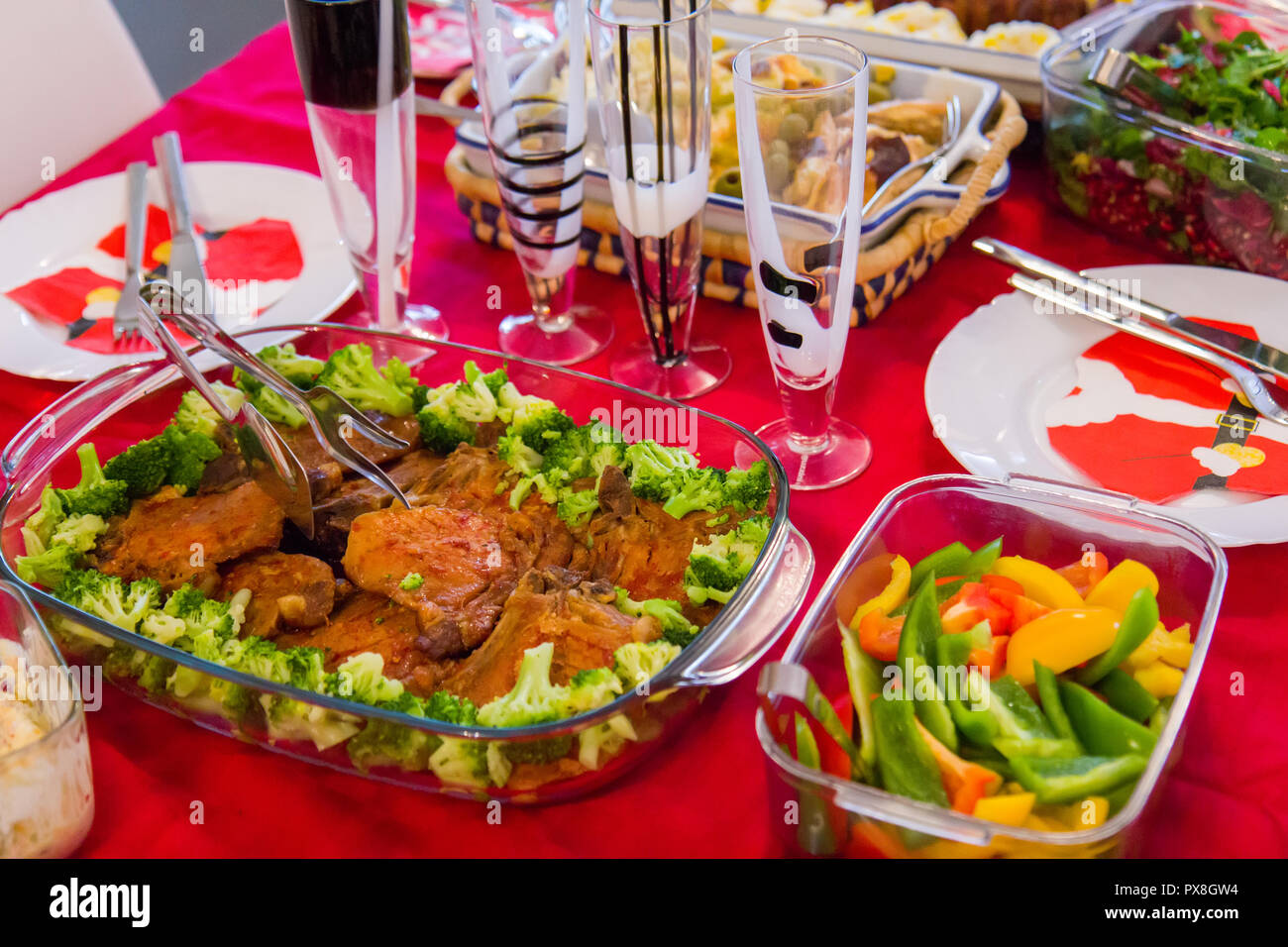 New year christmas meal hi-res stock photography and images - Alamy