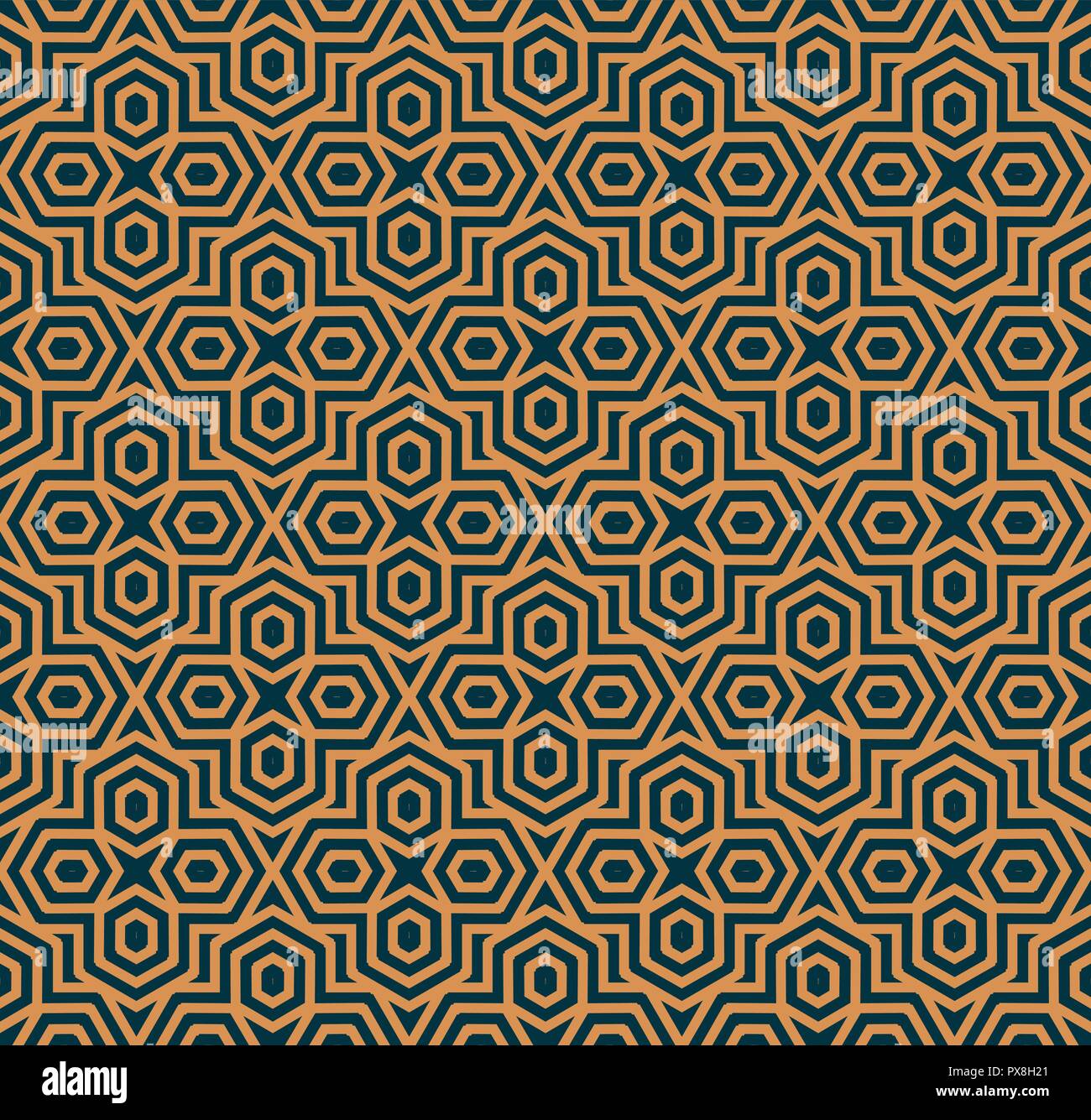Vector seamless pattern. Modern stylish abstract texture. Repeating geometric tiles from striped ...