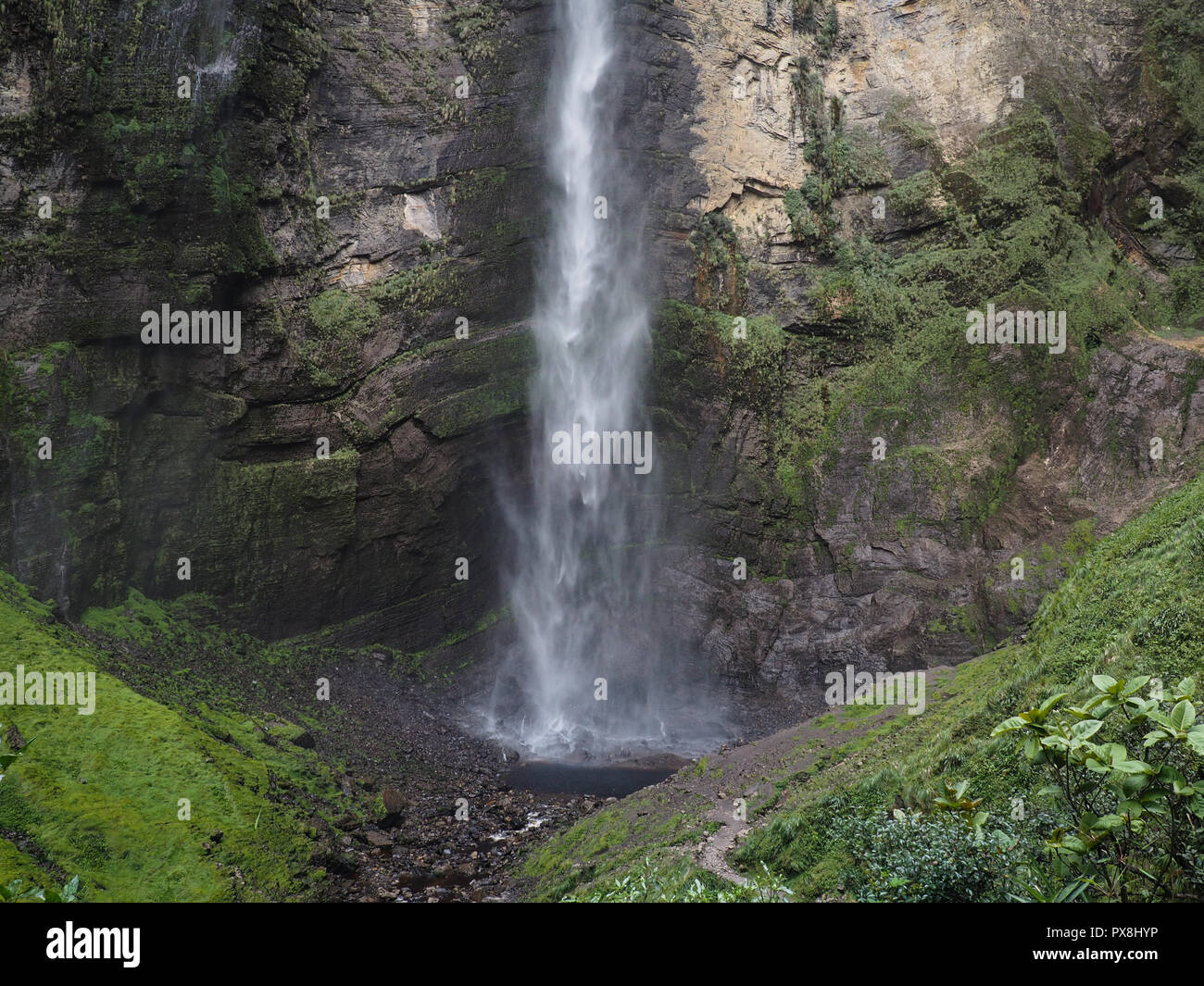 Gocta waterfall, Chachapoyas, Peru Stock Photo - Alamy