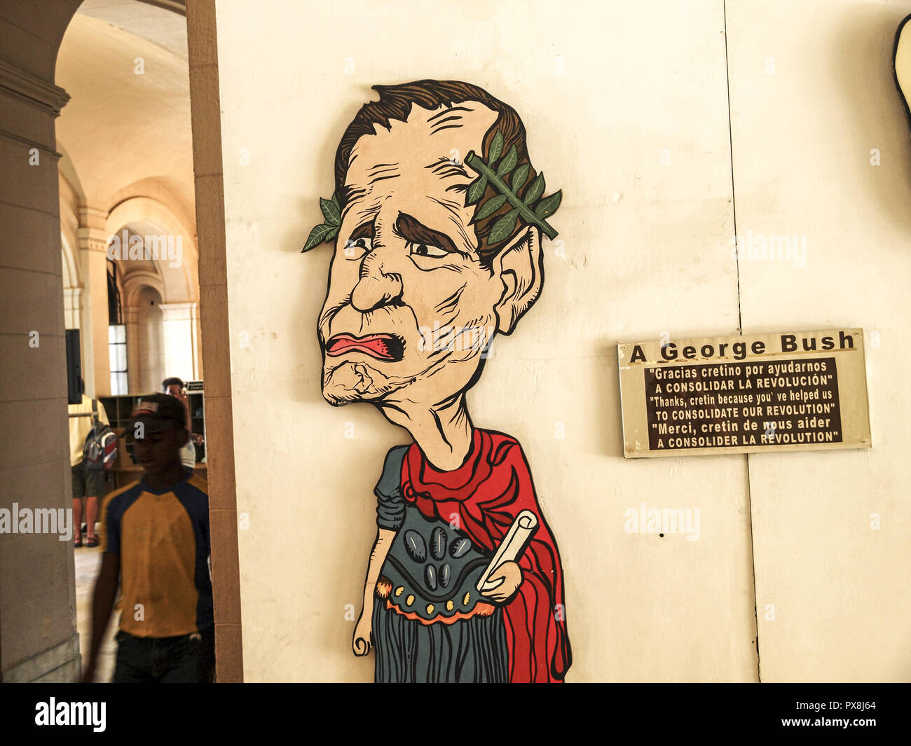 Cartoon George Bush Face