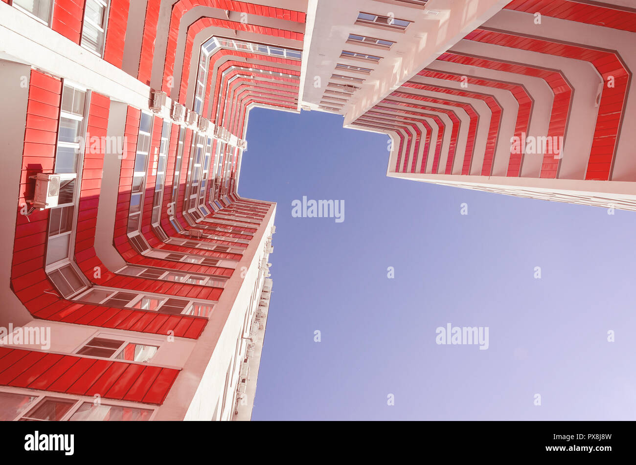 Looking up building at sky hi-res stock photography and images - Alamy