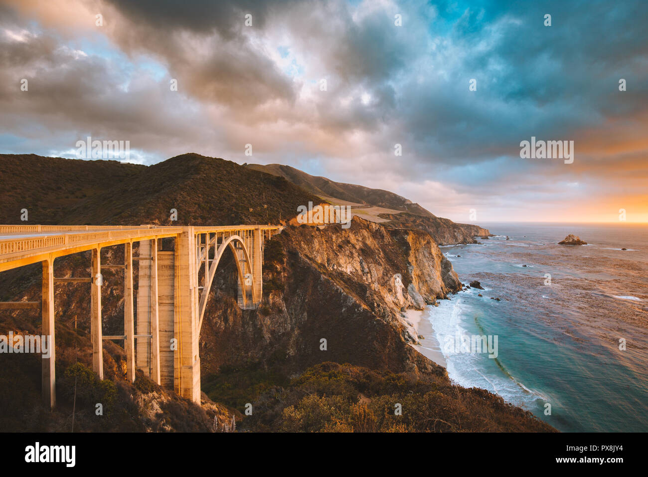 Golden Highway High Resolution Stock Photography and Images - Alamy