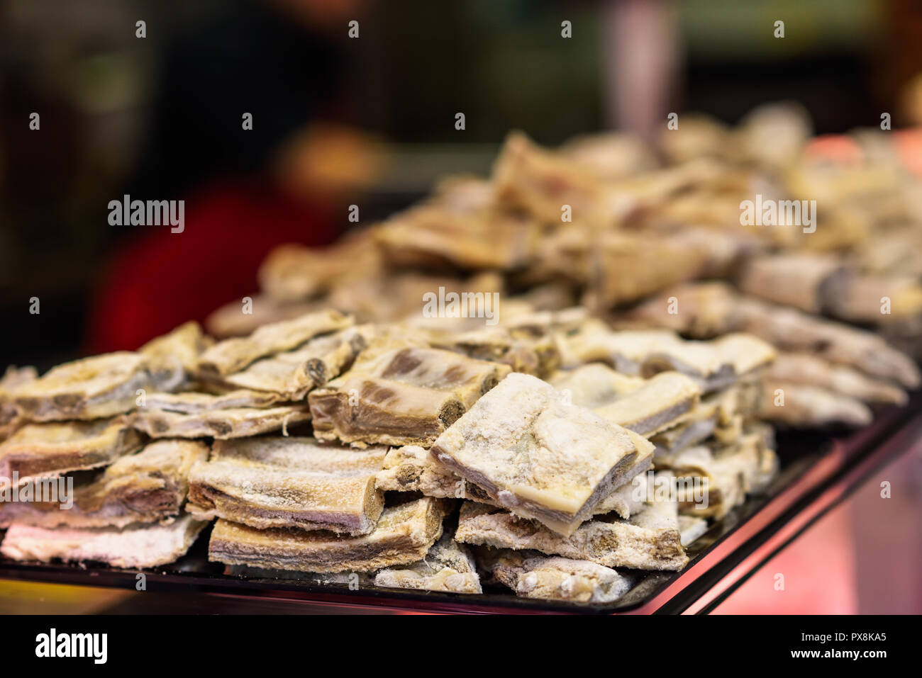 Ham bones for making broth at home in a butcher shop Stock Photo - Alamy
