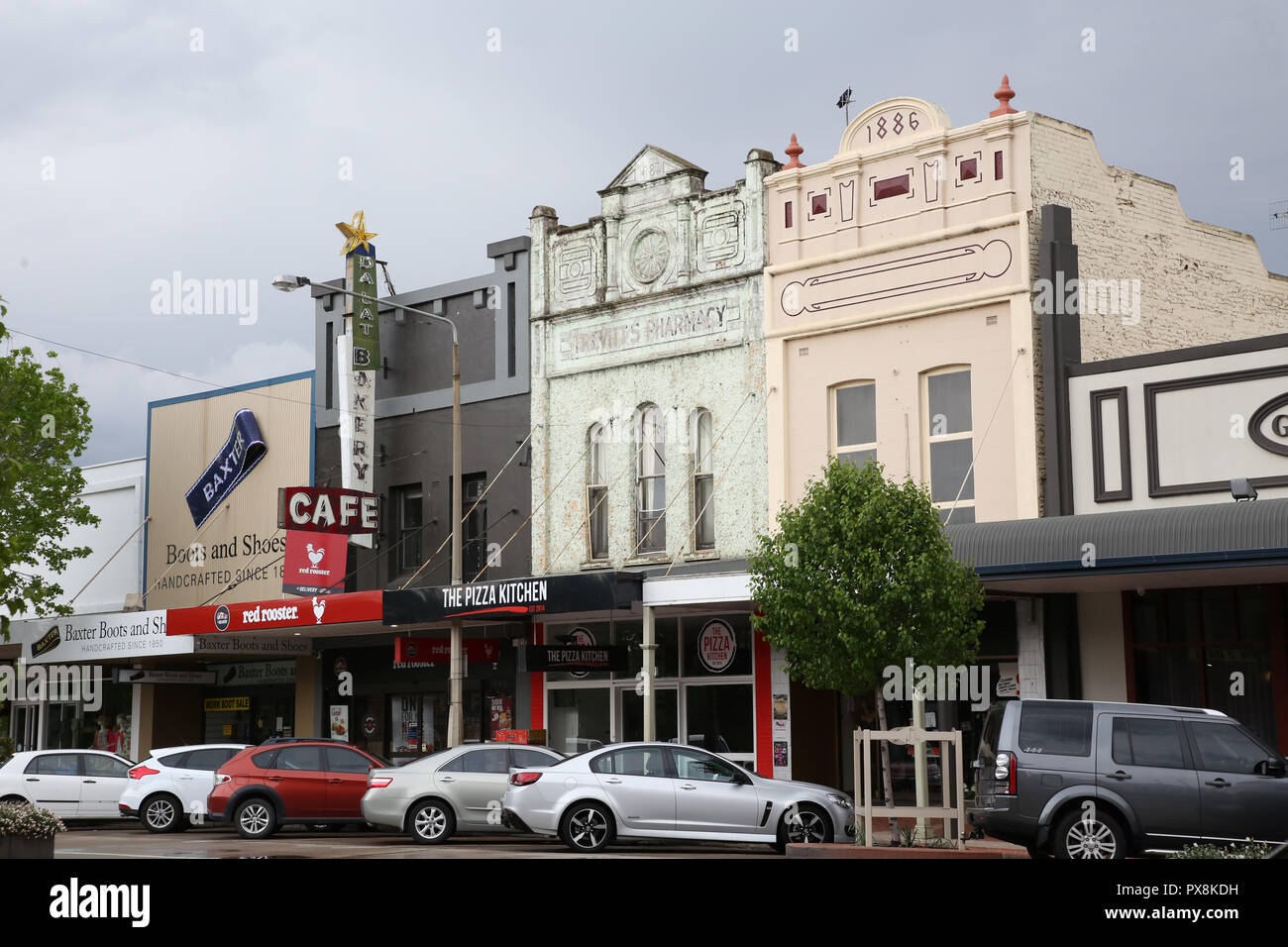 Buildings on Auburn Street, Goulburn, NSW Stock Photo - Alamy