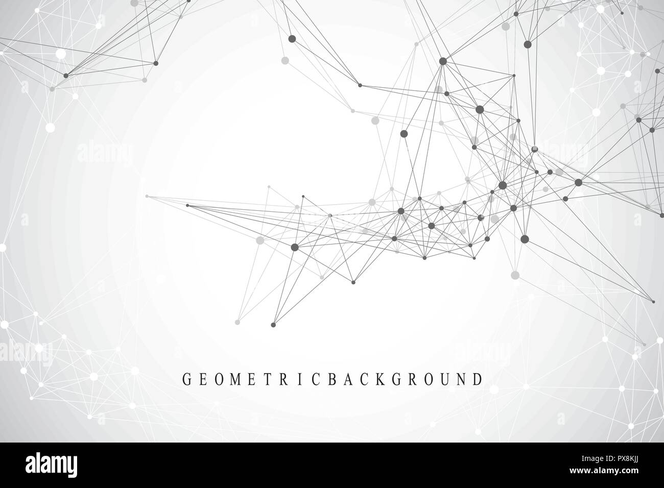 Big data visualization. Graphic abstract background communication ...