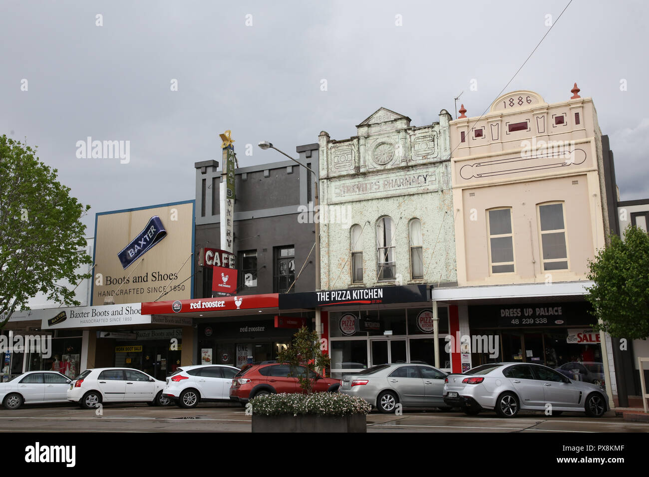 Buildings on Auburn Street, Goulburn, NSW Stock Photo - Alamy
